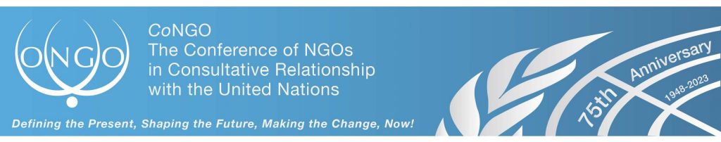 First Global Commemorative Celebration of the 75th Anniversary of CoNGO ...